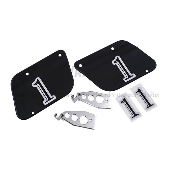 Left/Right Side Number Label Set Black Model XSR155 Genuine Center ...