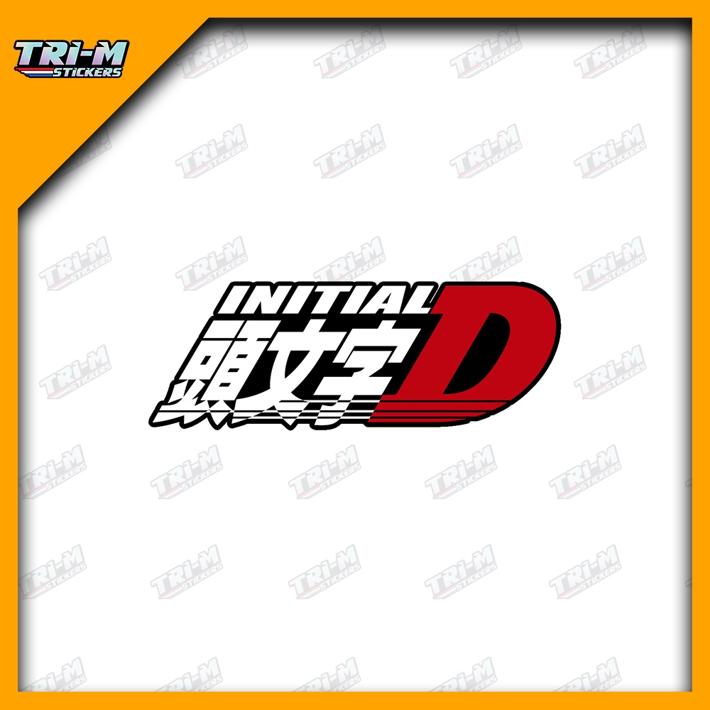 Initial D Anime Anime Sticker Design Motorcycle Sticker Tumbler Sticker ...