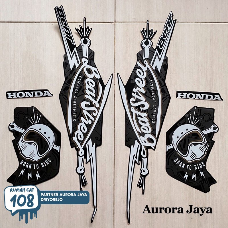 Striping Honda Beat Street Sticker Lis Stripping Motorcycle | Shopee ...