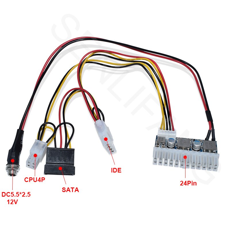 DC-ATX-160W DC 12V 24pin DC ATX PSU 12V DC Input 160W Peak Output ...