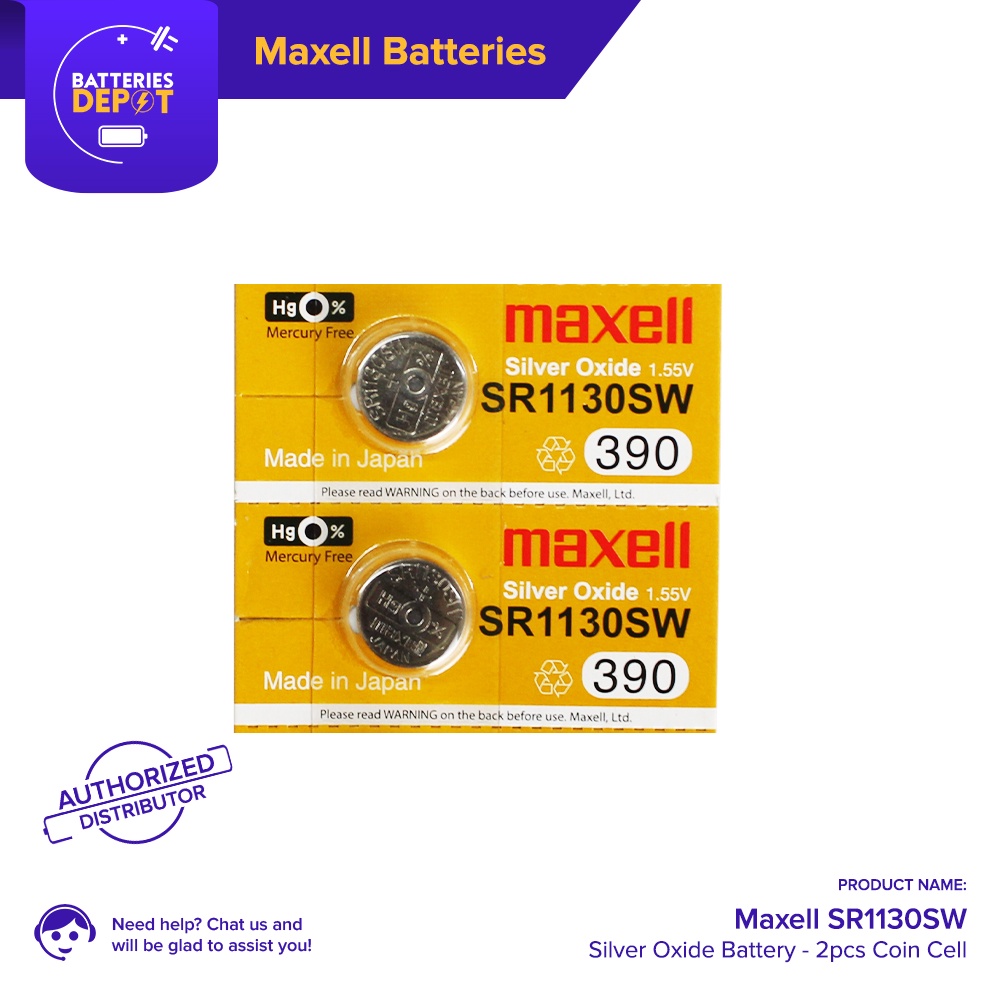 Maxell SR1130SW Silver Oxide Battery (sold by piece) | Shopee Philippines