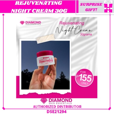Diamond Skin Essentials Premium Rejuvenating Night Cream 30g | Shopee ...