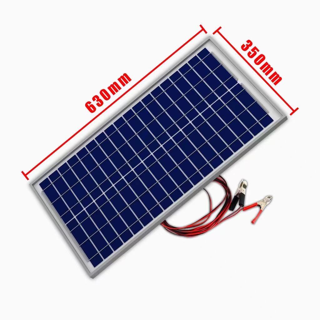 CROWNSTAR 30W Portable Solar Panel 30 Watt 12/18 Volt Solar Module ...