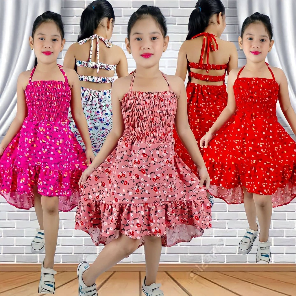 KIKAY TREND I KIT FIT 5-8 YEARS OLD KIDS GARTER DRESS | Shopee Philippines