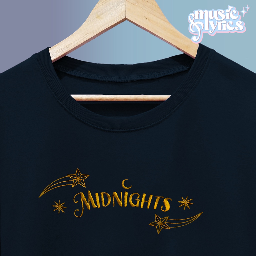 Embroidered Midnights Taylor Swift T-shirt (Midnights Album Merch) V1 ...