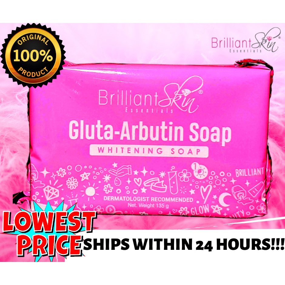 Brilliant Skin Essentials Gluta-Arbutin Soap Whitening Soap 135g ...