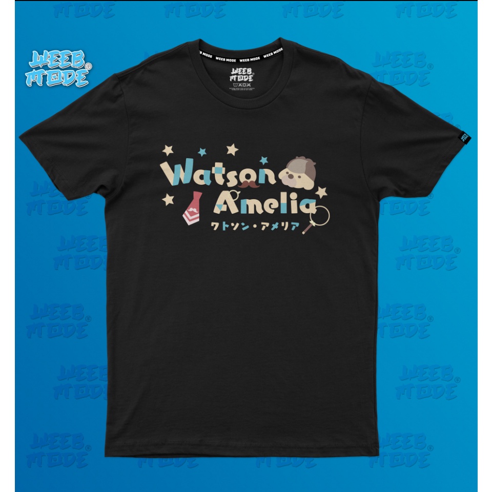 Amelia Watson Ame Bubba T-Shirt Hololive Vtuber EN Cotton Shirt Weeb ...