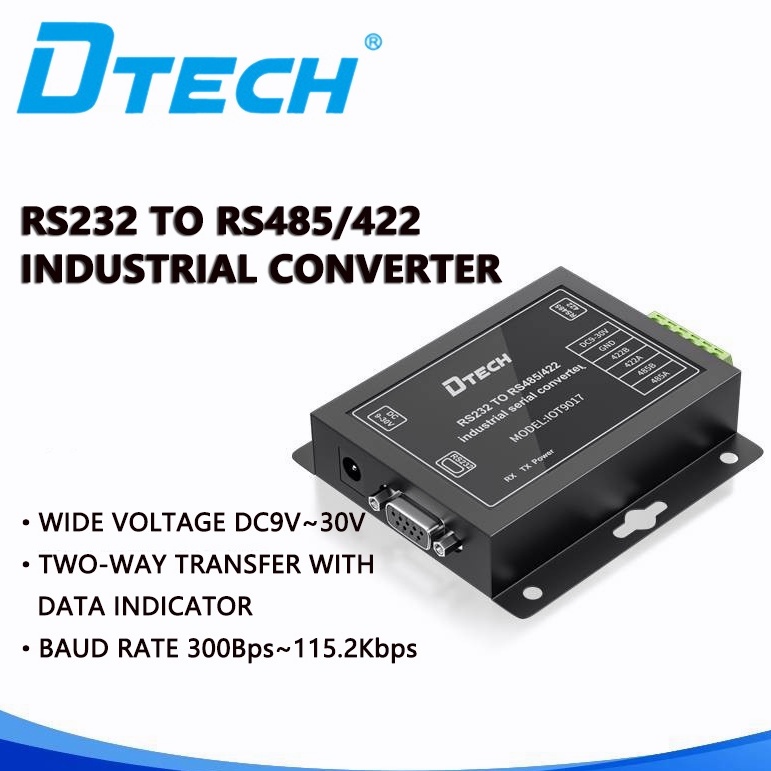 Active RS232 To RS485/422 Industrial Grade Converter Module POC Power Supply Support Connection ...