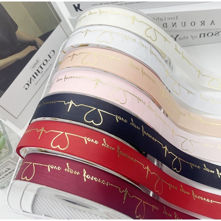 QJOQ.ph | HEART BEAT 5 yards Grosgrain Satin Ribbons Diy Wedding ...