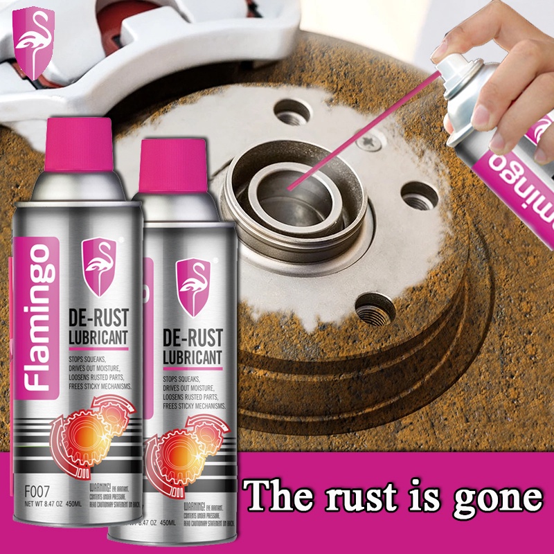 Flamingo Car Rust Inhibitor450ml，metal Lubricating Spray（Car Motorcycle ...