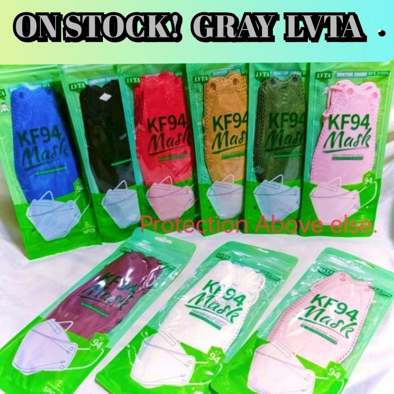 PREMIUM LVTA, KF94 4LAYERS fashionable Korean mask (5PCS) Money back if ...