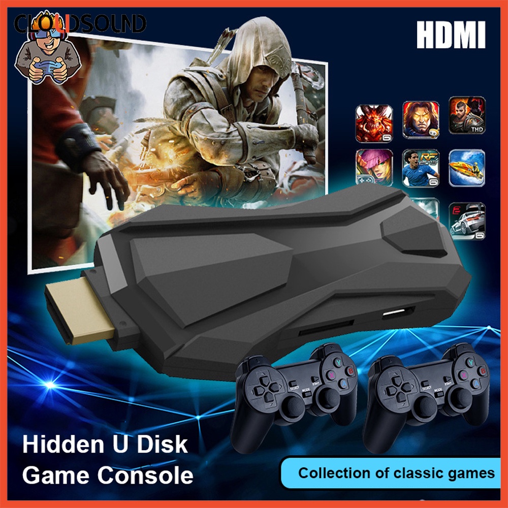 4K TV Console Video Game 2.4G Wireless Controller 10000 Classic Games ...