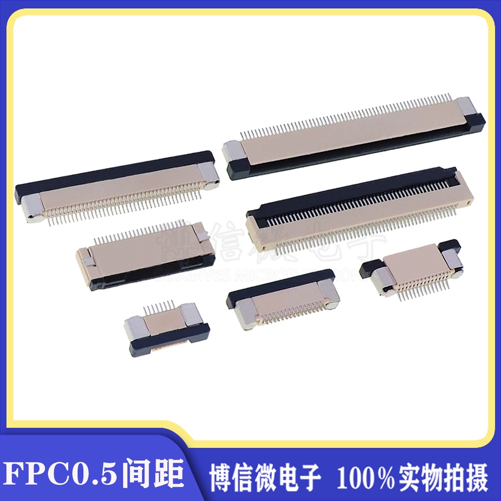 FPC Connector 0.5MM Up Down Connect Flip Cover 4/6/8/10/20/24/30/40/50 ...