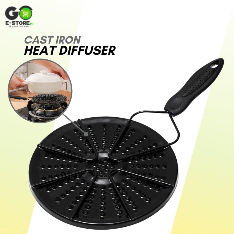 Cast Iron Heat Diffuser Plates Gas Cooker Conducting Plate Slow Stew ...