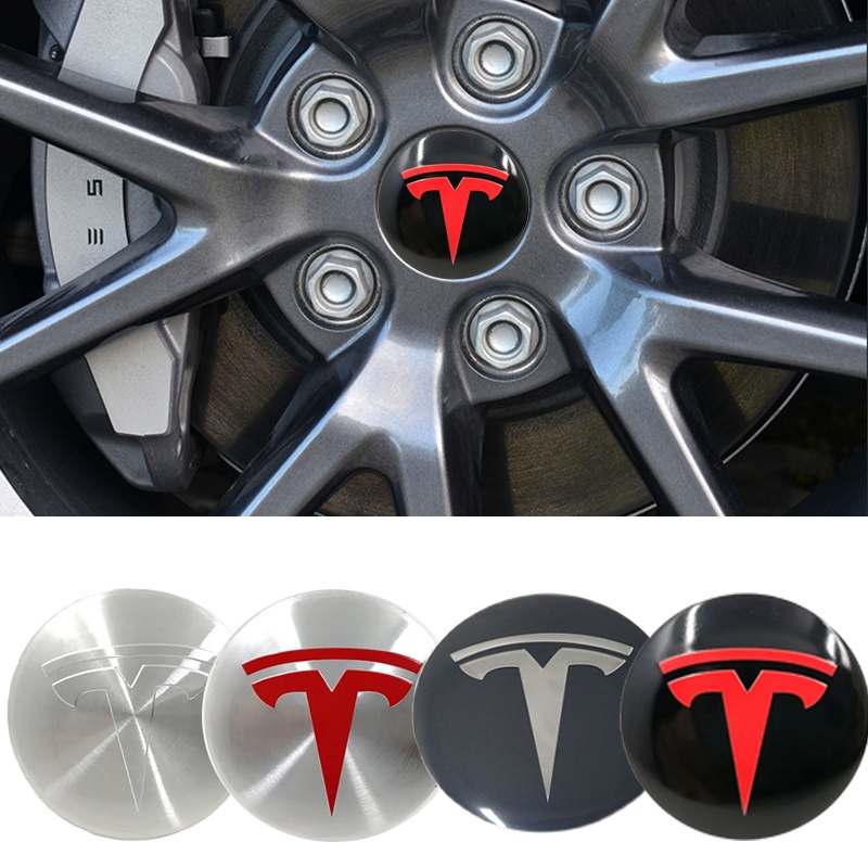 4Pcs 56mm Car Center Hub Cap Wheel Sticker Accessories Car Emblem Badge ...