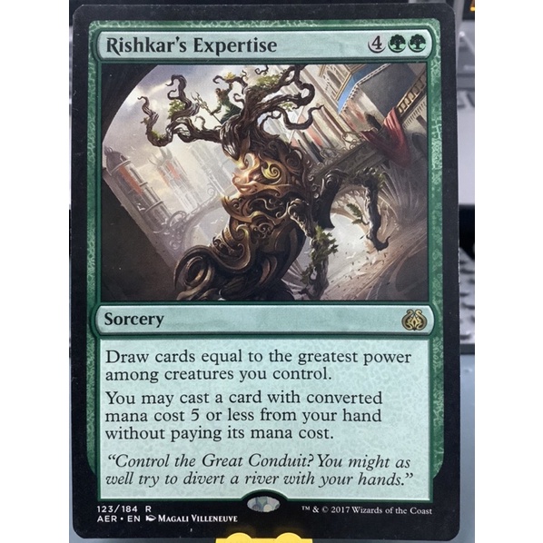 MAGIC: The Gathering - Rishkar’s Expertise (Aether Revolt) | Shopee ...