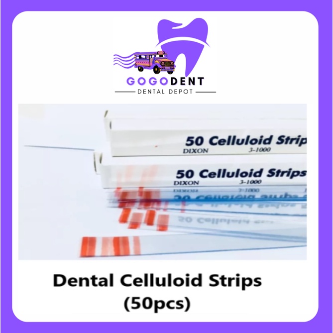 Dental Celluloid Strips (50pcs/box) | Shopee Philippines