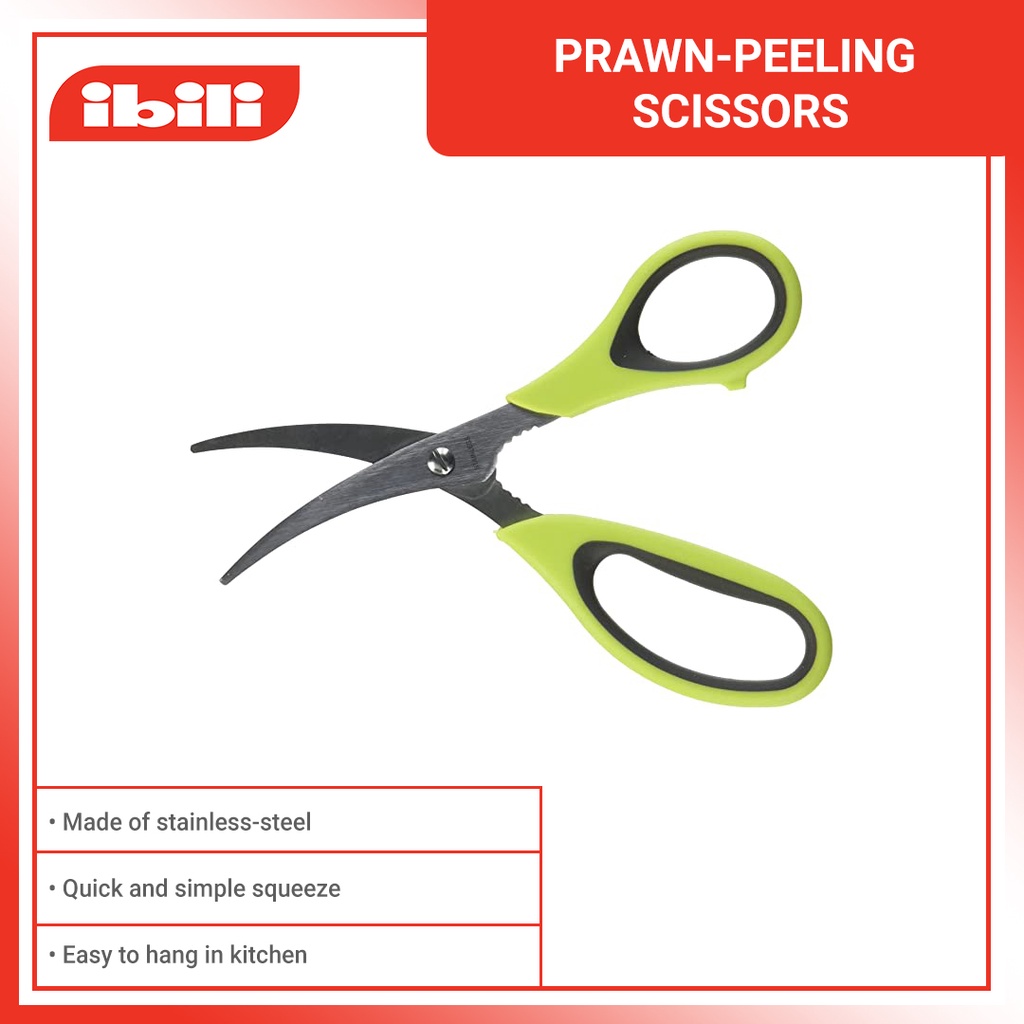 Ibili Prawn-Peeling Scissors Kitchen Utensils Kitchen Scissor (1pc ...