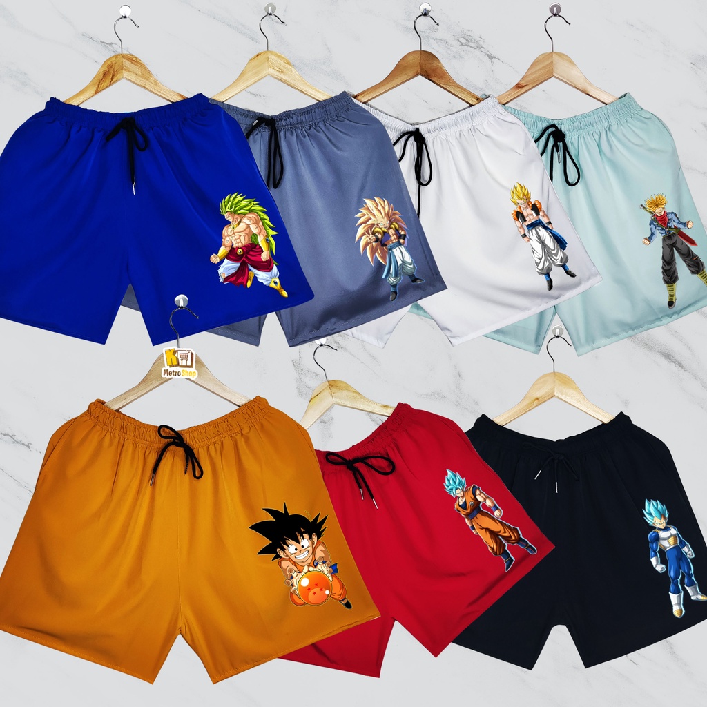 Dragon Ball Anime Shorts for Men & Women Sporty Fashion Taslan Short ...
