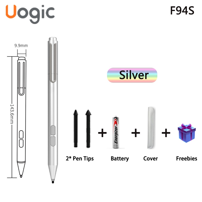 Uogic Stylus Pen for Microsoft Surface, 1024 Levels Pressure,Palm ...