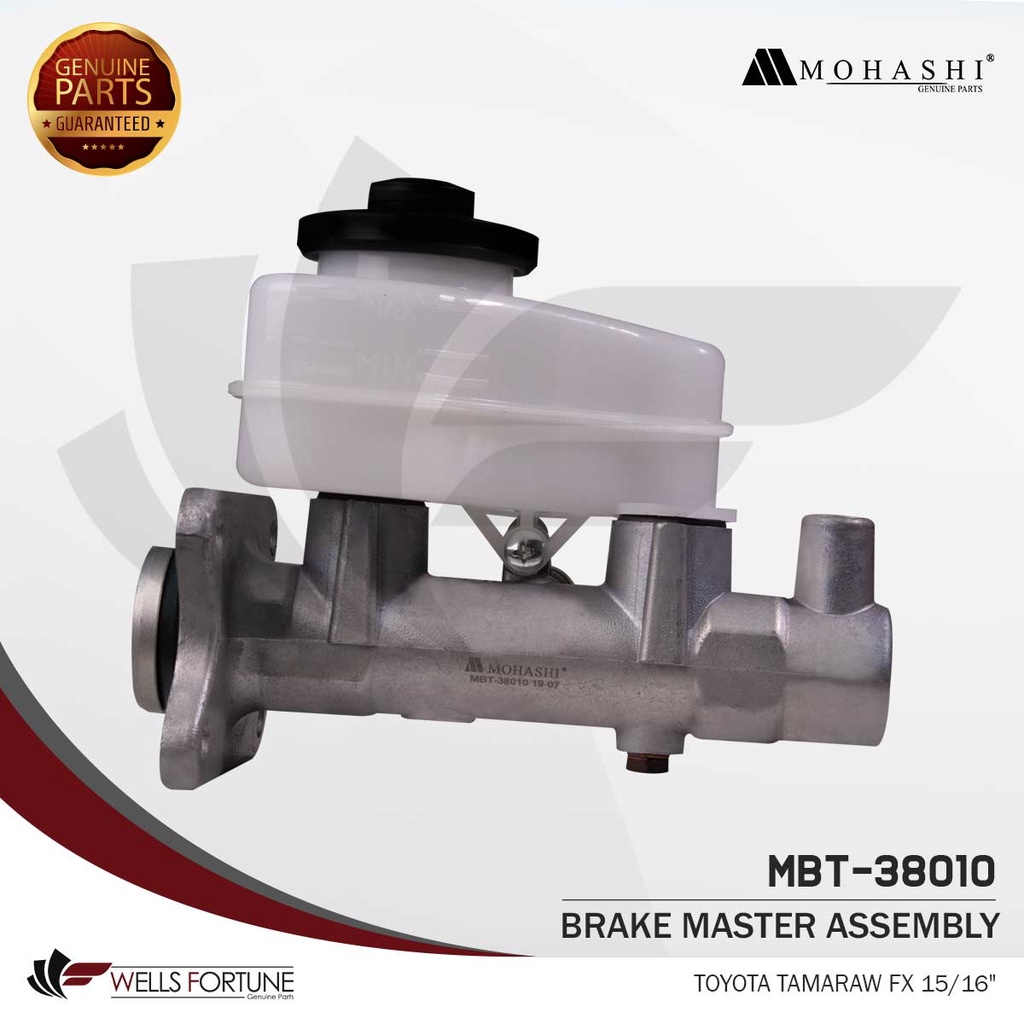 TOYOTA TAMARAW FX BRAKE MASTER ASSEMBLY 47201-38010 15/16" MOHASHI (1PC ...