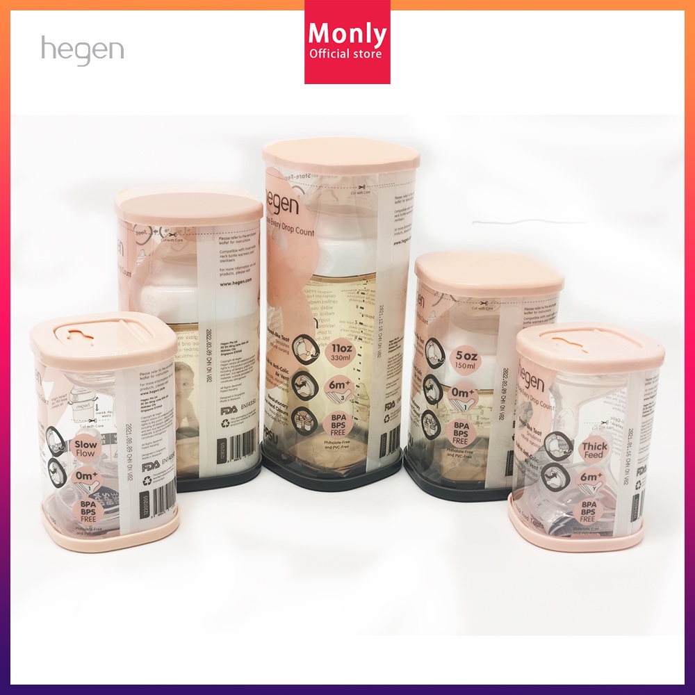 Monly | HEGEN PCTO™ Bottle PPSU Hegen Starter Kit Set Wide Neck Feeding ...
