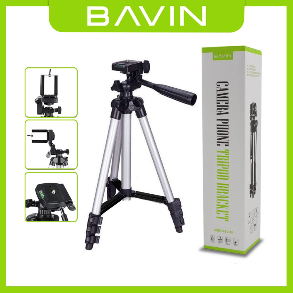 PERFECTPH BAVIN A3310 Dynamic Tripod with 3 Layers of Extension Phone ...