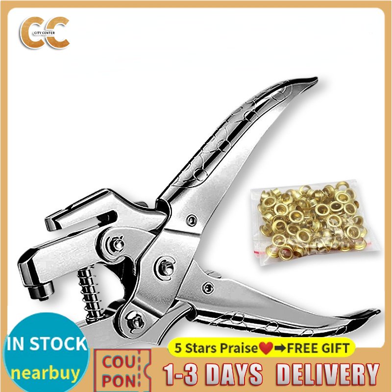 【1-2 Days Delivery】 Heavy Duty Hang Tag Puncher 5mm / Eyelet Gold ...