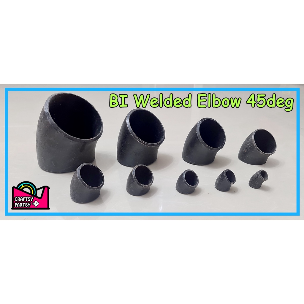(PER PIECE) BI Welded Elbow/ Seamless Elbow/BI Welding Elbow 45 degree ...