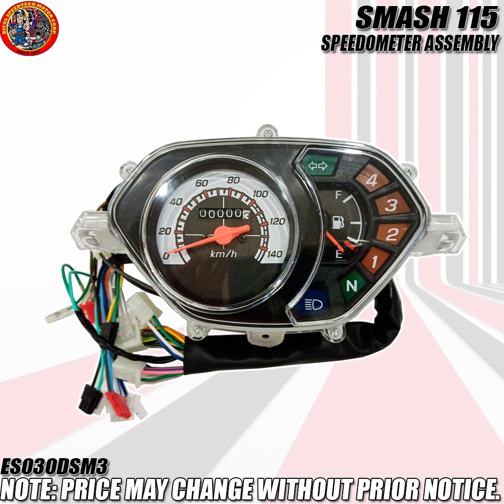SMASH 115 SPEEDOMETER ASSEMBLY (ES030DSM3) | Shopee Philippines