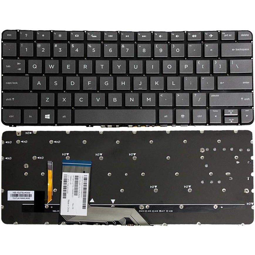 laptop Keyboard for HP Spectre X360 13T-4000 13-4000 4103DX Keyboard ...