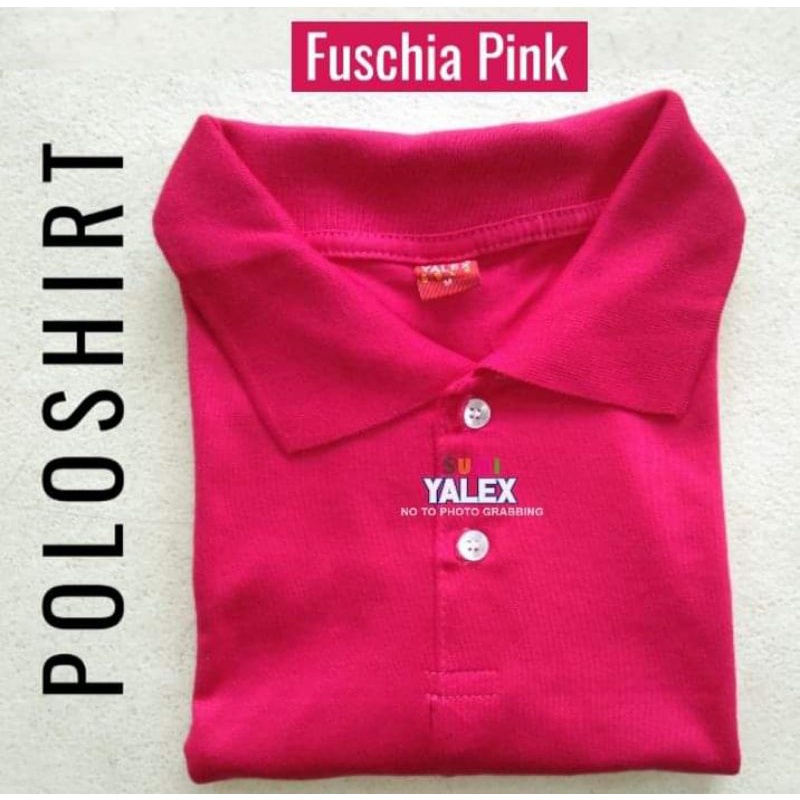 YALEX..Plain Polo Shirt..men&women(menscut) size chart posted | Shopee ...