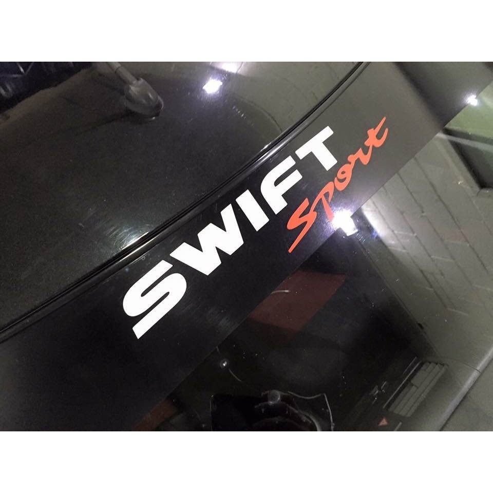 SUZUKI SWIFT CAR SUNSTRIP GRAPHIC DECAL STICKERS SPORT | Shopee Philippines