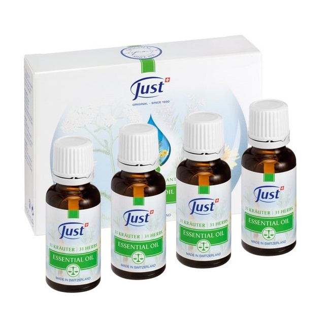 [Swiss JUST] 31 Herbal oil 20ml * 4ea (made in Switzerland), Essencial ...