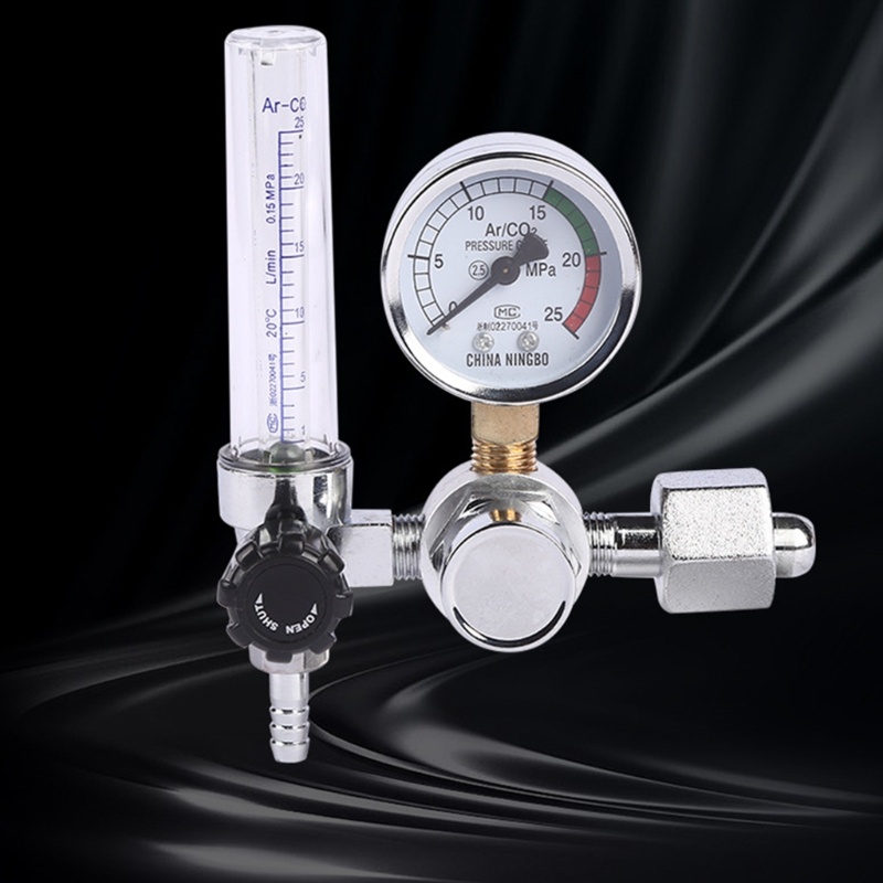PCF* Argon CO2 Flow Meter Regulator Mig Tig Flow Meter Pressure Gauge ...
