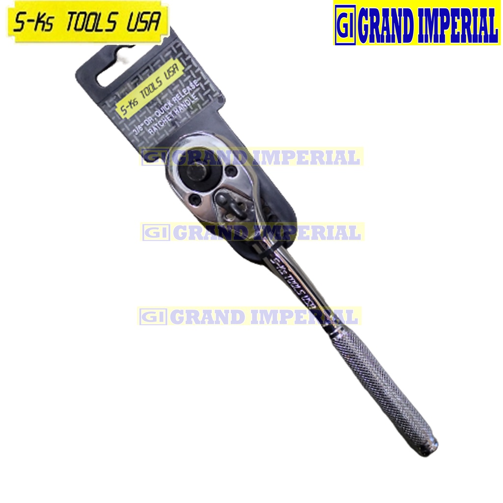 SKS Tools USA Ratchet Handle Quick Release 3/8" drive x 8" Length A-38 ...