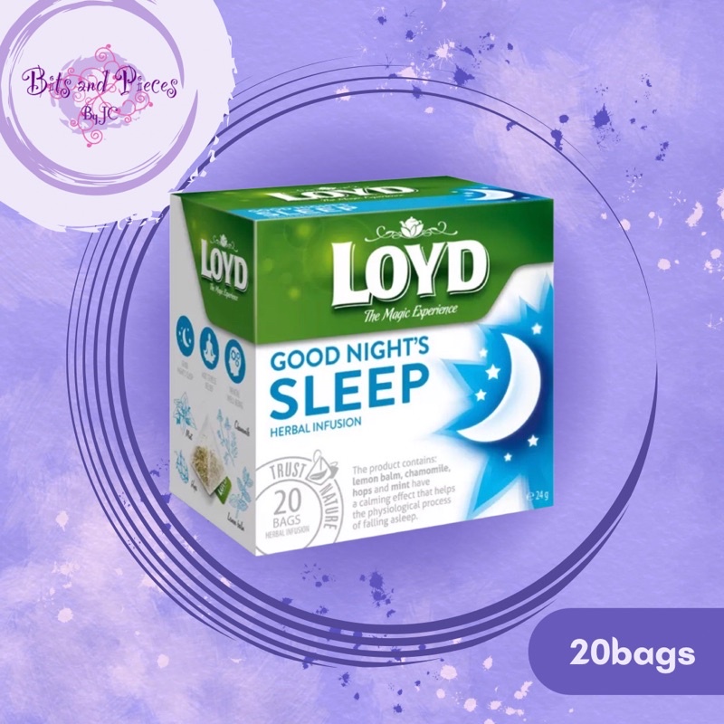 LOYD Herbal Tea Good Night Sleep Tea 20 Pyramids | Shopee Philippines