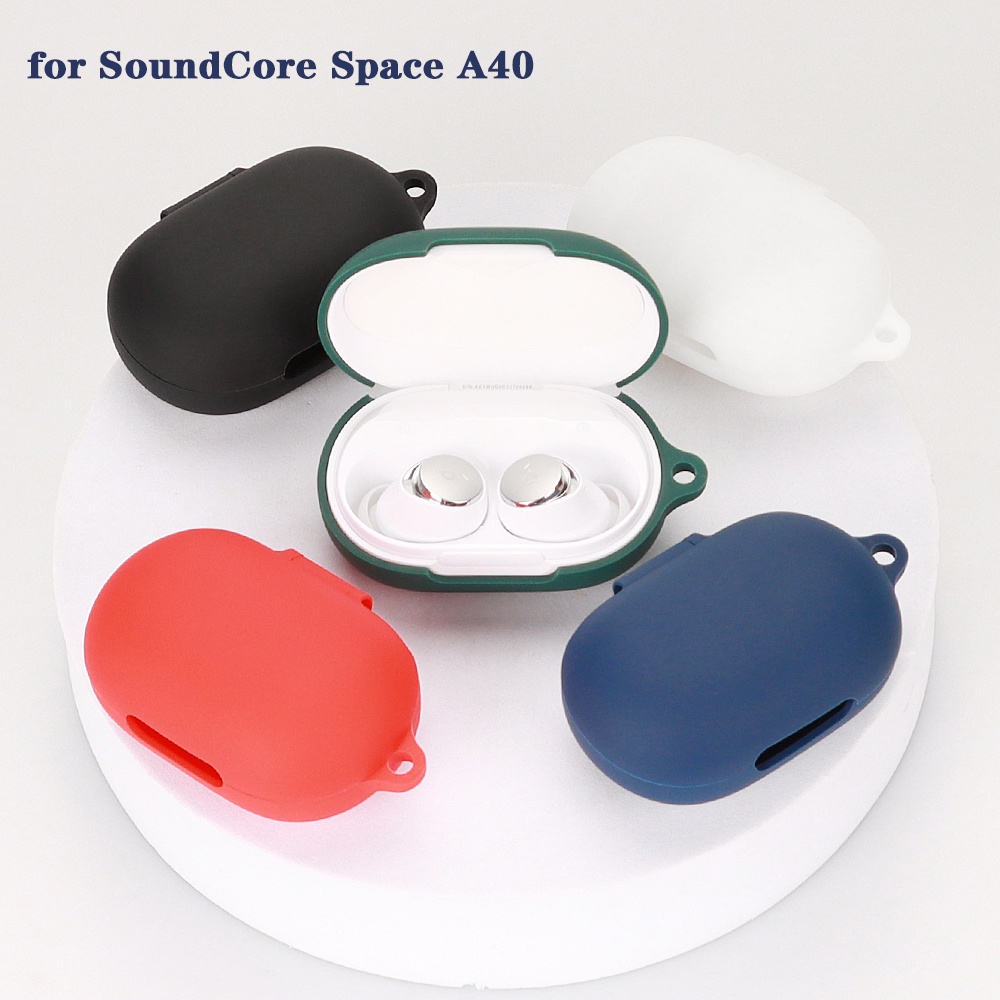 Silicone Case For Anker SoundCore Space A40 Case Simple Solid Color ...