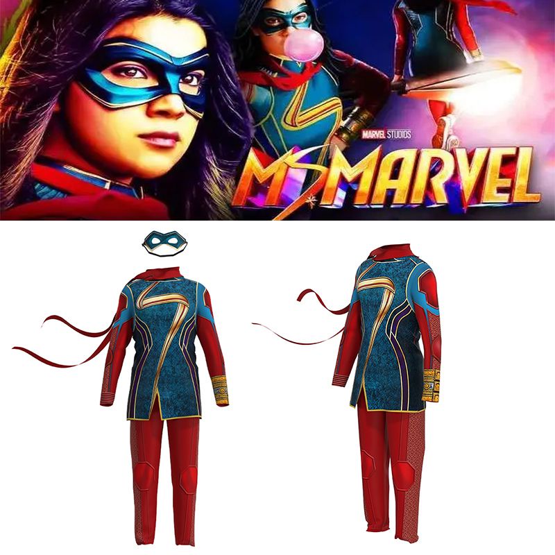Step The Into Role Of Ms. Marvel Kamala Khan With This Cosplay Costume ...