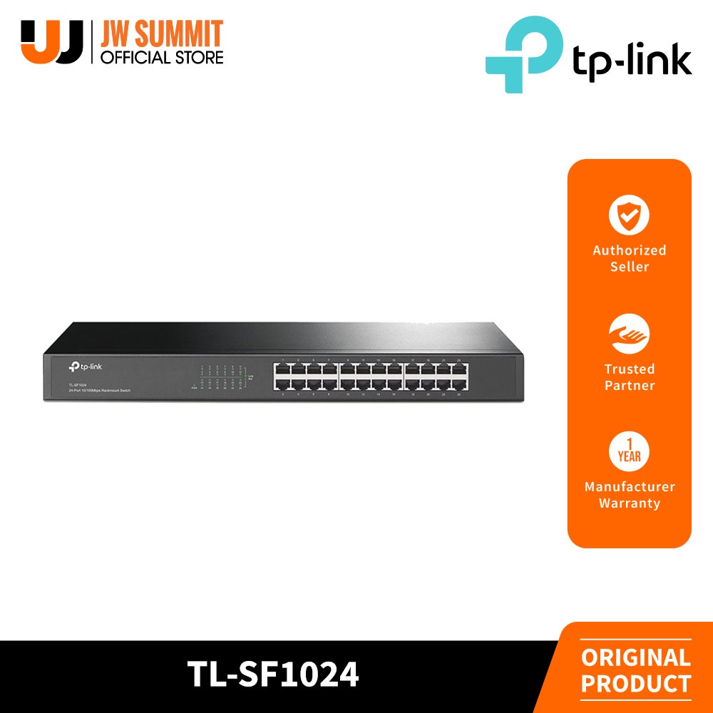 TP-Link TL-SF1024 24-Port 10/100Mbps Rackmount Switch | Network Switch ...