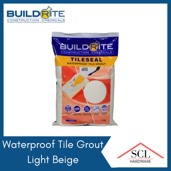 BUILDRITE Tile Seal Waterproof Tile Grout 2kg/bag | Shopee Philippines