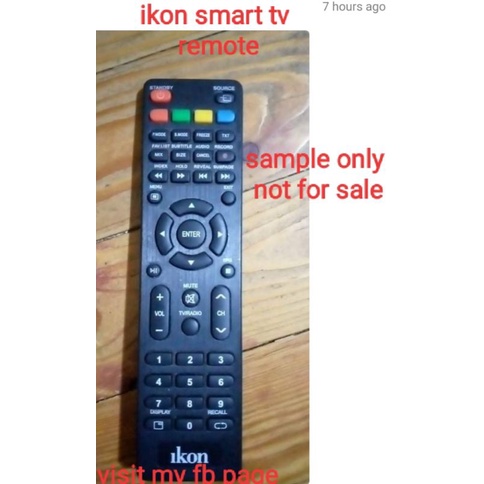 ikon smart tv remote,100% na gagana sa tv mo, | Shopee Philippines