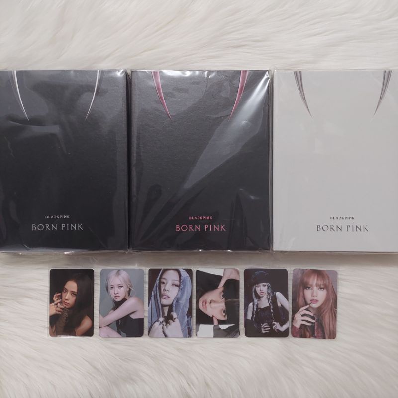 Ktown4u BLACKPINK BORN PINK ALBUM (BOX SET VERSION) GRAY BLACK PINK ...