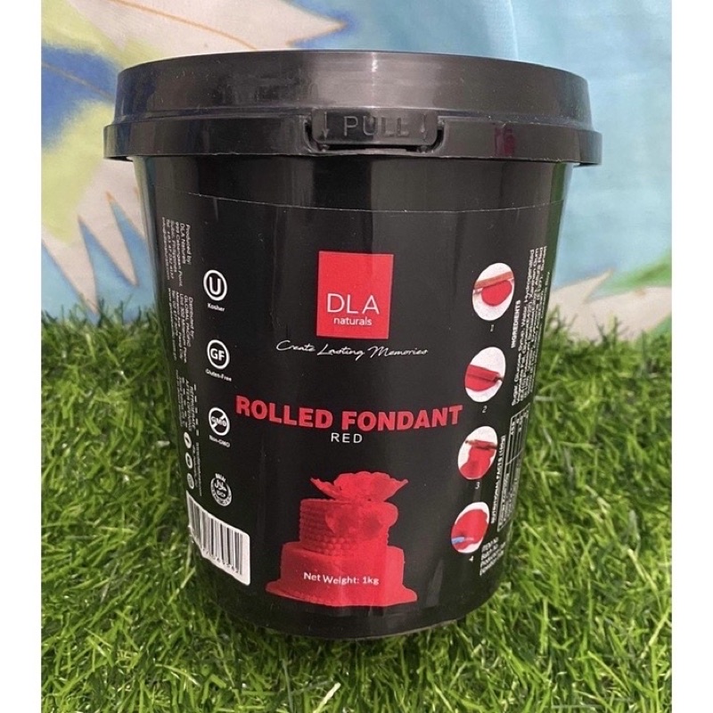 DLA Red Fondant 1 kilogram | Shopee Philippines