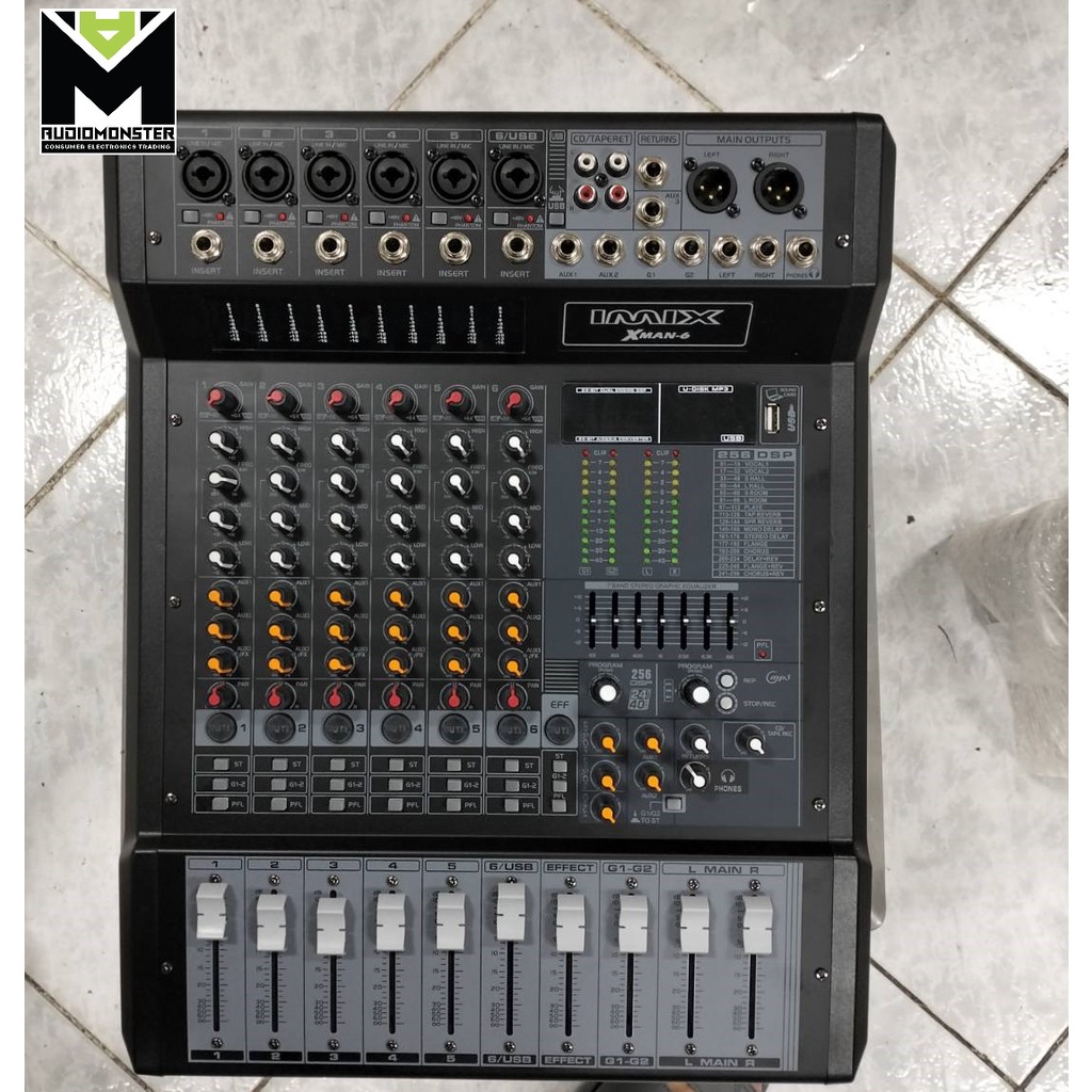 IMIX/TRIDENT XMAN 6 Passive audio 6 Channel mixer with each channel ...