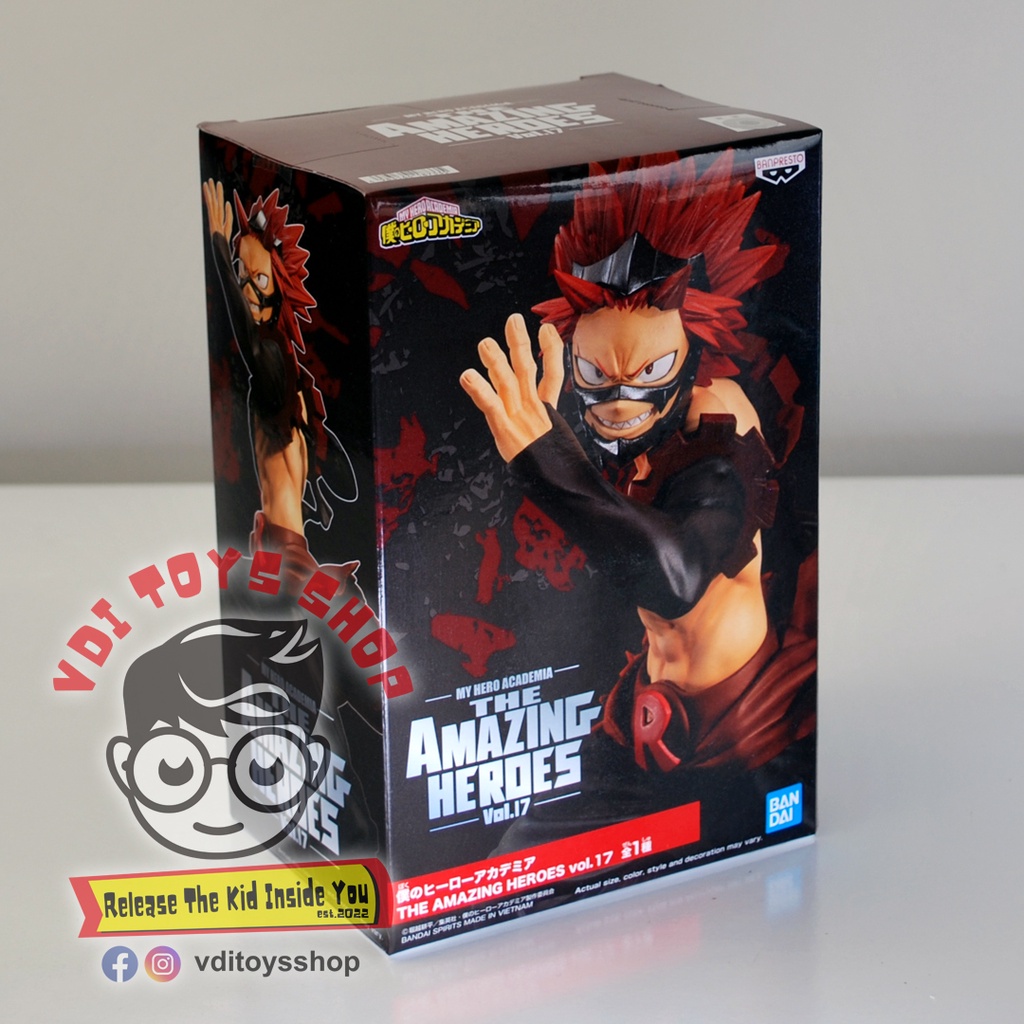 VDI Toys Shop | Banpresto | My Hero Academia | The Amazing Heroes Vol.17 - Eijiro Kirishima ...