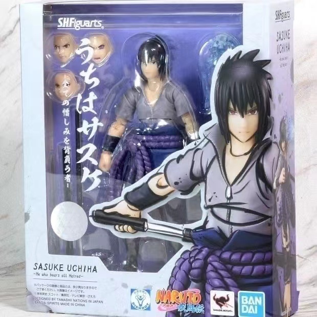 [Ready Stock] BANDAI/BANDAI New Product SHF Naruto Shippuden Sasuke Can ...