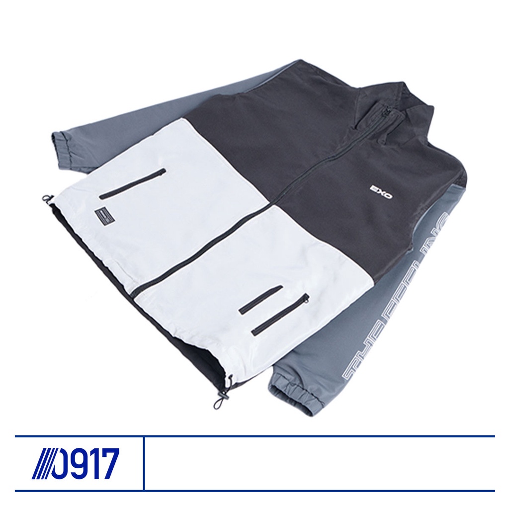 0917 EXO Logo Tri-Color Jacket | Shopee Philippines