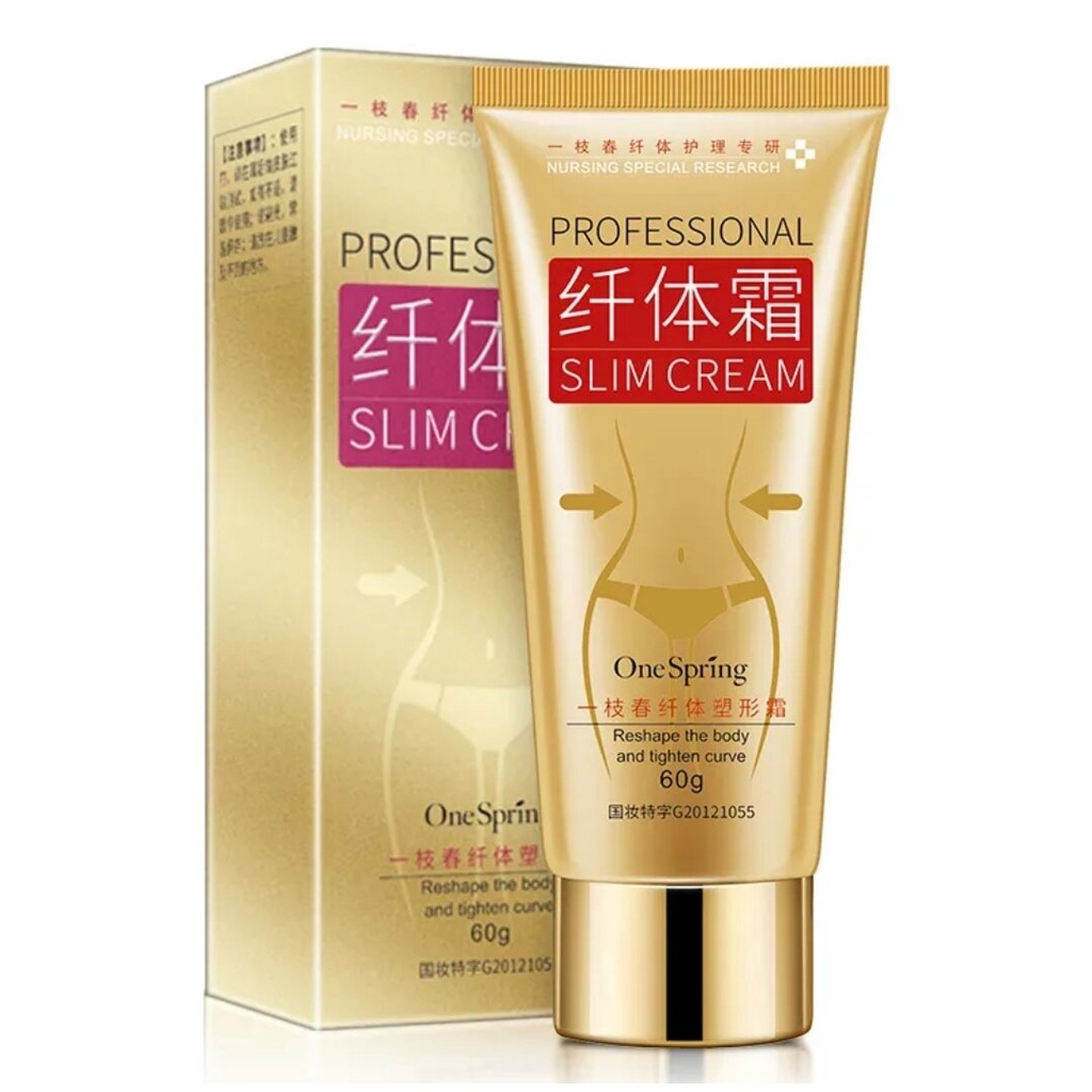 ONE SPRING PROFESSIONAL SLIM CREAM SLIMMING CREAM 60G | Shopee Philippines
