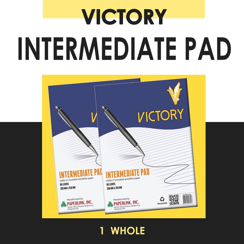 Intermediate Pad Victory 1 whole | Shopee Philippines